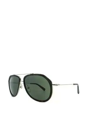 Mcm Tortoiseshell-effect Pilot Sunglasses - Brown