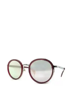 Mcm Round Frame Sunglasses - Red