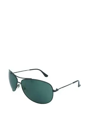 Ray-ban Polarized Pilot-frame Sunglasses - Black