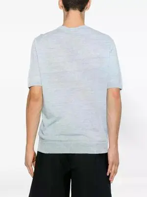 FILIPPO DE LAURENTIIS Fine-knit Short-sleeve T-shirt