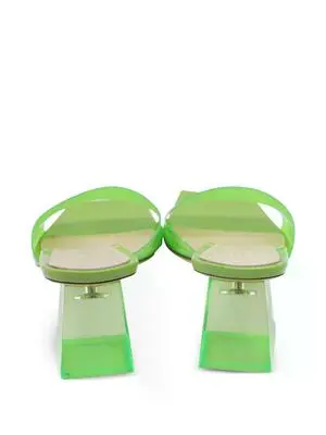 GIANVITO ROSSI Cosmic Square-toe Sandals