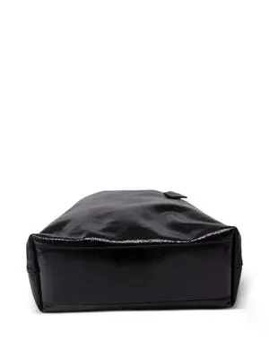 Saint Laurent Bold Shopping Patent Leather Tote Bag