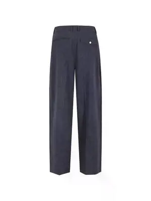 THESTROY Pleated Wide-leg Trousers