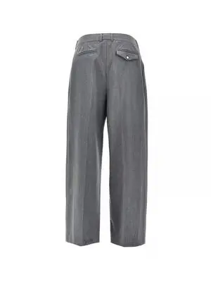 THESTROY Pleated Wide-leg Trousers