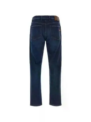 Zegna Faded Effect Five-pocket Jeans - Blue