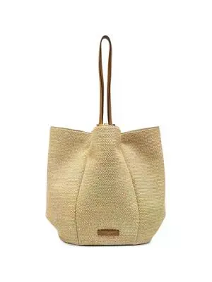 GIANNI CHIARINI Large Woven Tote Bag