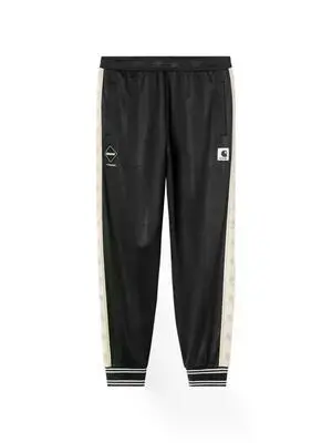Carhartt Work In Progress Logo-stripe Ribbed-cuff Track Pants