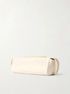 Khaite Donna' Lambskin Clutch - Neutrals