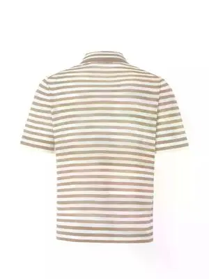 Malo Striped Short-sleeve Polo Shirt