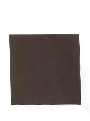 ALYSI Sheer-finish Scarf - Brown