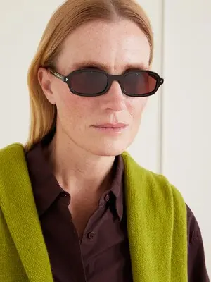 Prada Rectangular-frame Acetate Sunglasses