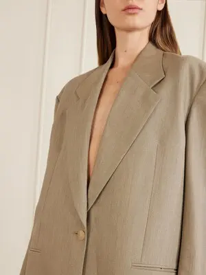 Calvin Klein Avery Oversized Wool-blend Blazer