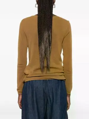 Max Mara Fiorito Boat Neck Long Sleeve Sweater