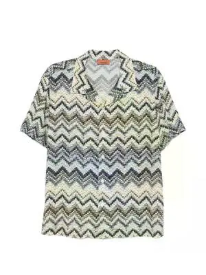 Missoni Zigzag-print Short-sleeve Shirt