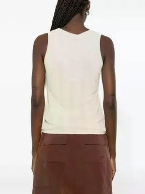 Max Mara Ribbed Knit Tank Top