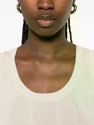 Max Mara Ribbed Knit Tank Top