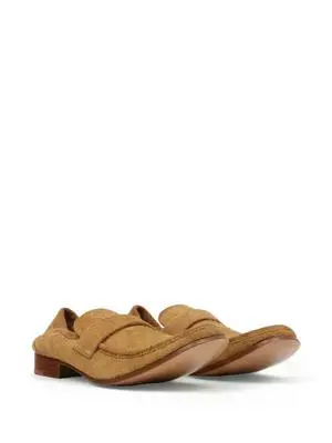 MAISON MARGIELA Suede Loafers - Neutrals