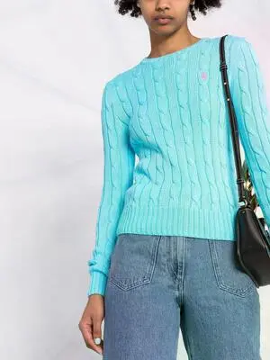 Polo Ralph Lauren Cable Knit Jumper - Blue