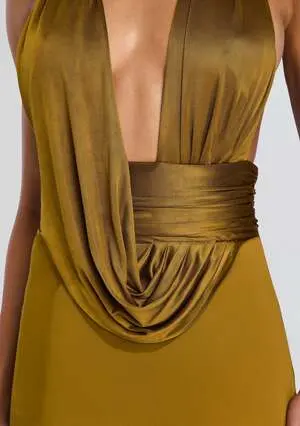 Retrofete Payton Gown - Ochre