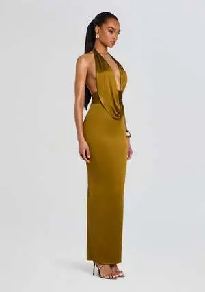 Retrofete Payton Gown - Ochre