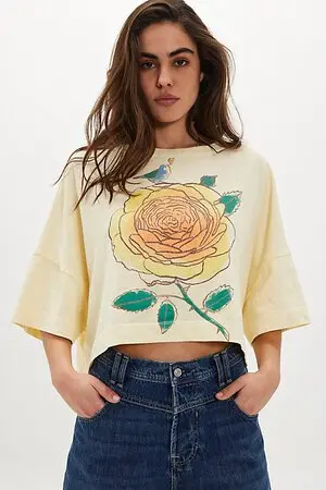 Free People Graphic Tops