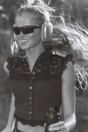 Free People Sleeveless High Neck Lace Trim Cropped Top - Black