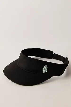 Free People Sport Visor With Logo Detail - Black