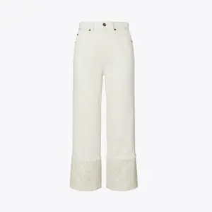 Tory Burch Straight Leg Jeans For Women