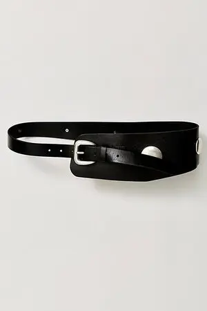 Free People Strada Hip Belt - Black