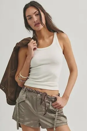 Free People We The Free One Liner Cargo Shorts