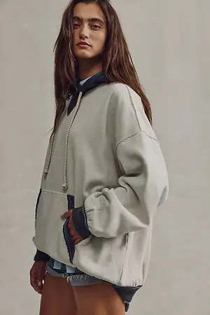 Free People We The Free Lou Baked Hoodie - Navy