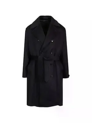 GUARINUCCI Double-breasted Belted Coat