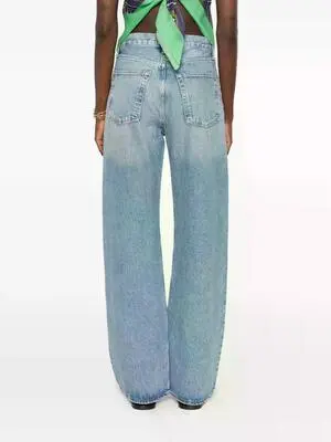 AGOLDE Faded Wide-leg Jeans