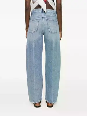 AGOLDE Pressed-crease Wide-leg Jeans