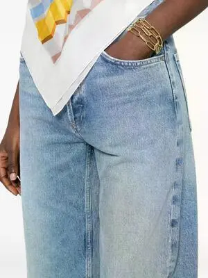 AGOLDE Pressed-crease Wide-leg Jeans