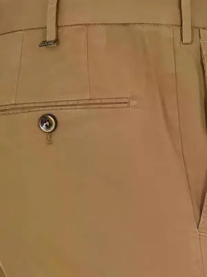 PT TORINO Belt-loop Pocket Trousers - Neutrals