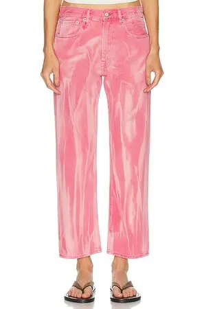 R13 Boyfriend Straight Leg Jeans