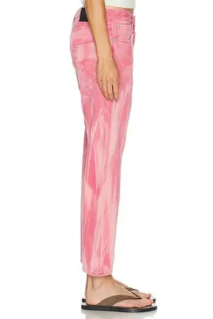 R13 Boyfriend Straight Leg Jeans