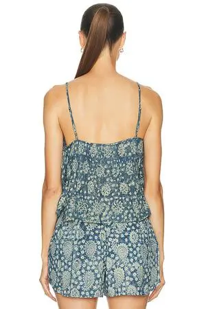 R13 Square Neck Cami Top