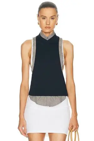 Versace Cut Out Tank Top
