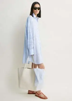 TOTEME Long Printed Shirt - Blue