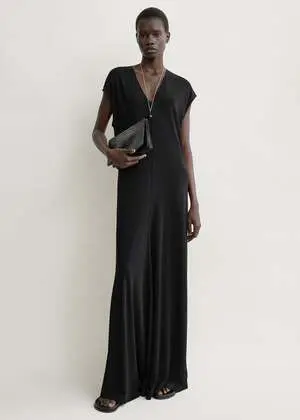 Black Jersey Day Dresses