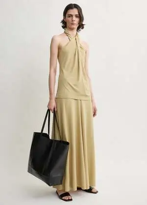TOTEME Twisted Jersey Halter Top