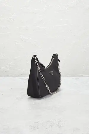 Prada Re-edition 2005 Re-nylon Shoulder Bag - Black