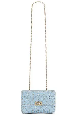 Valentino Garavani Rockstud Spike Shoulder Bag - Cloudy Blue