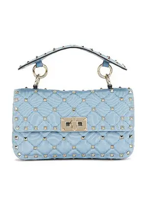 Valentino Garavani Rockstud Spike Shoulder Bag - Cloudy Blue