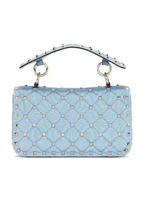 Valentino Garavani Rockstud Spike Shoulder Bag - Cloudy Blue