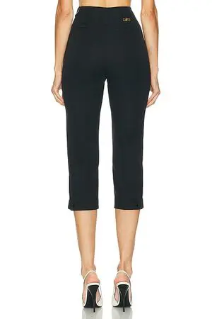 Versace Tailored Wool Capri Pants