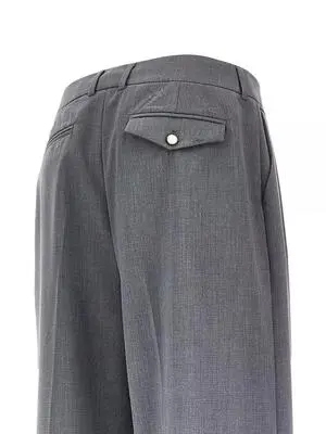 THESTROY Pleated Wide-leg Trousers