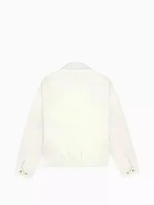 SPORTY & RICH Logo Embroidered Zip-up Jacket